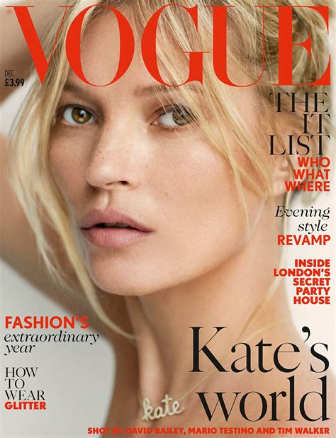 Kate Moss Lands Vogue Uk December 2014 Cover Fashion Gone Rogue