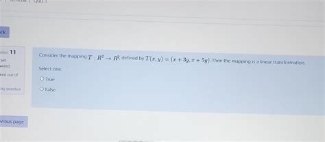 solved consider the mapping t r2→r2 defined by