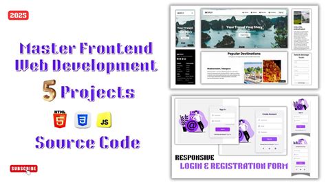 Build 5 Real World Projects Full Frontend Projects Html Css