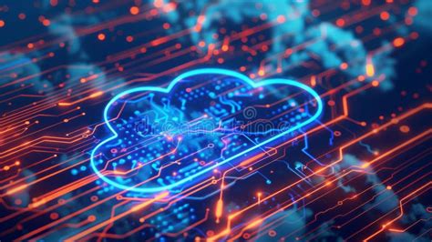 Hybrid Cloud Integration Architecture A Hybrid Cloud Integration Architecture Stock Image