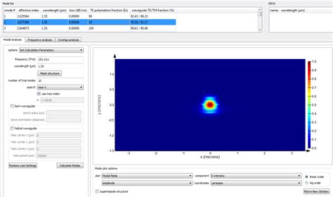 How To Track A Specific Mode Profile For Variable Structure Dimensions
