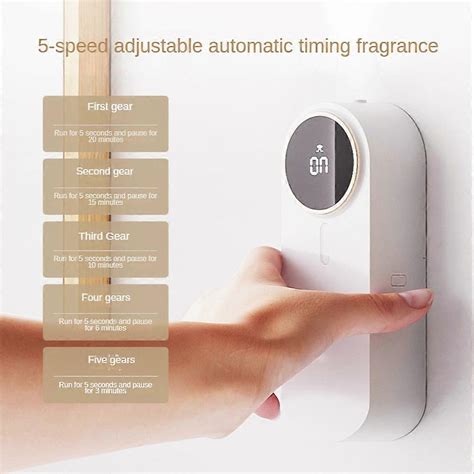 Portable Perfume Diffuser Screen Display Wall Mounted Room Machine