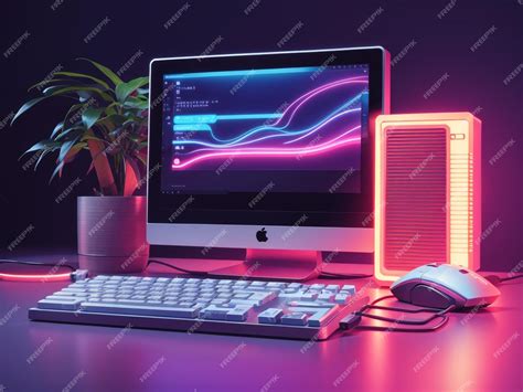 Premium Photo Nostalgic Computing Vintage Desktop Pc With Floppy Drive And Classic Keyboard