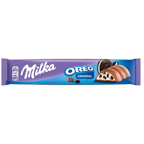 Батончик шоколадный Oreo Original Milka - калорийность, пищевая ...