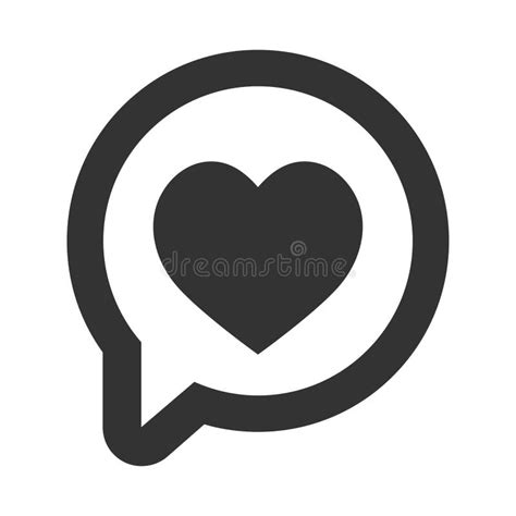 Heart Comment Icon Stock Vector Illustration Of Favorite 200276923
