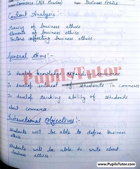 Business Ethics Lesson Plan For Beddeled And School Teachers