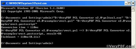 How To Convert Pxl To Postscript Via Command Line Verypdf Knowledge Base