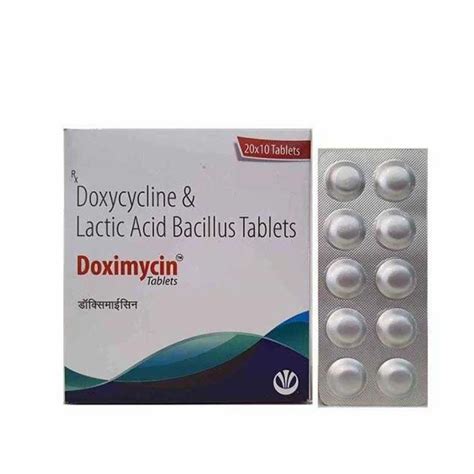 Doxycycline Tablet Strength 50 Mg Packaging Size 1x10 At ₹ 30 Strip In Nagpur