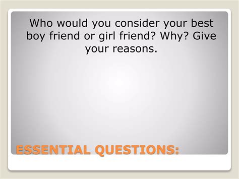 Relating With Opposite Sex Pptx