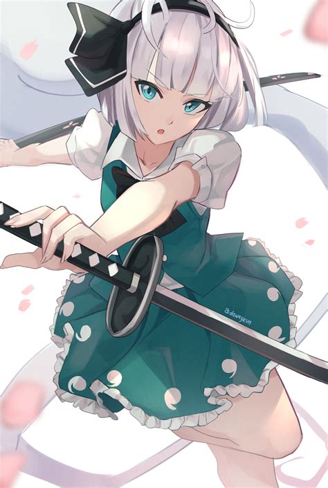 Konpaku Youmu Touhou Drawn By Daweykun Danbooru