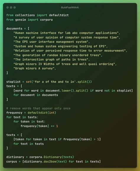 Gensim Nlp Machinelearning Ai Topicmodeling Textanalysis Opensource Build Fast With Ai