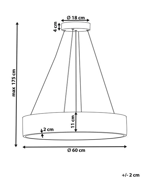 Led Pendellampe Balili Metall Hvit Belianino