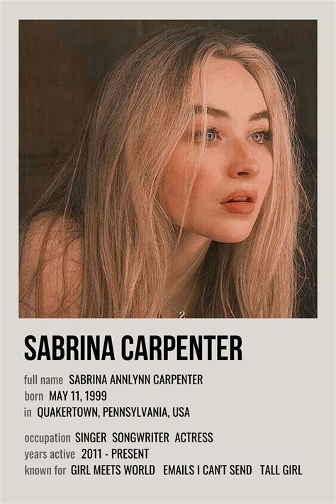 Sabrina Carpenter Singer Sabrina Carpenter Movies Sabrina Carpenter