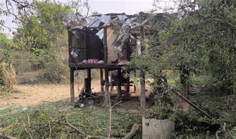 စစ်ကိုင်း မင်းကွန်းကျေးရွာအနီး ဗုံးကြဲခံရ၊ လသားအရွယ်အပါအဝင် ၄ ဦး သေဆုံး Myanmar Now