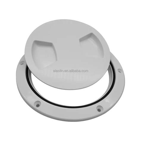 6 Inch Boat Inspection Hatch Deck Plate Seal Thread Cover Replacing