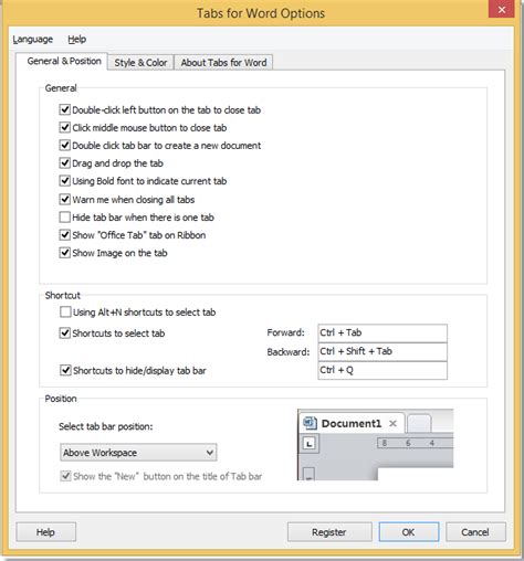 Office Tab Center Manage Tab Settings Easily ExtendOffice