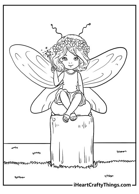 Garden Pixie Coloring Pages 2025