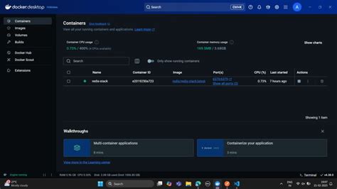 Docker Redisstack Redis Devlife Learningbydoing Aryan Barde