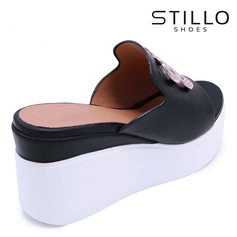 Дамски чехли на танк платформа 47458 — Stillo