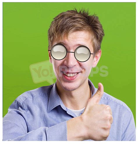 Round Hipster Glasses Yo Props