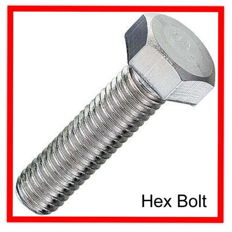 Types Of Bolts Engineering Learner