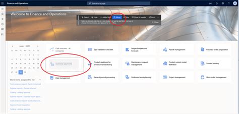 How To Personalize Your D365 Fando Dashboard