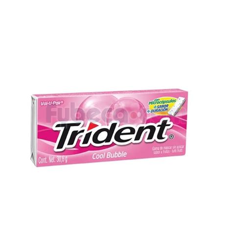 Chicle Trident Cool Bubble 306 G Fybeca