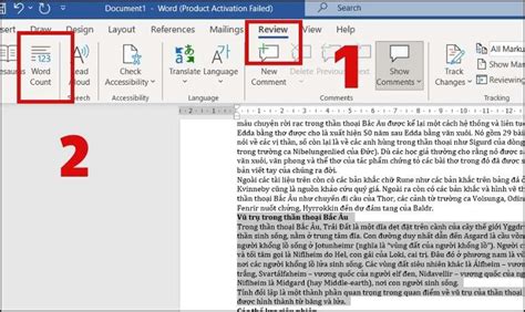 Cách đếm Số Từ Trong World Cực đơn Giản Nên Biết