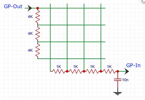 Microcontroller Is There Any Way To Interface 4x4 Matrix Keypad Using 2 Io Lines Electrical