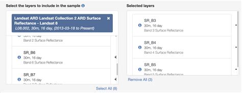access landsat 8 surface reflectance point data with appeears nasa