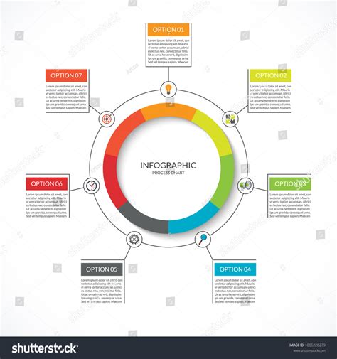 Infographic Cycle Diagram Process Chart 7 Stock Vector Royalty Free 1006228279 Shutterstock