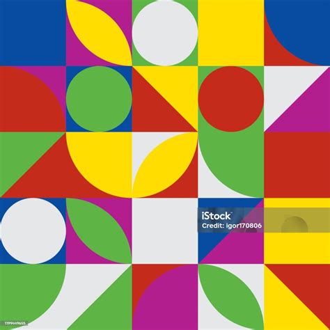 기하학적 추상적 배경 포스터 디자인 복잡한 기하학적 형태의 간단한 모양 0명에 대한 스톡 벡터 아트 및 기타 이미지 0명