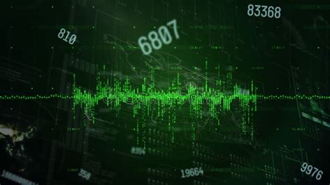 Animation Of Statistics And Digital Data Processing On Dark Background Stock Video Video Of