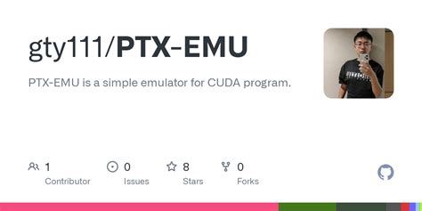 Github Gty111ptx Emu Ptx Emu Is A Simple Emulator For Cuda Program