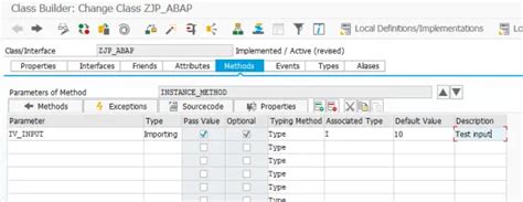 Object Oriented Abap 5 Creating Global Class In Sapgui Editor Discovering Abap