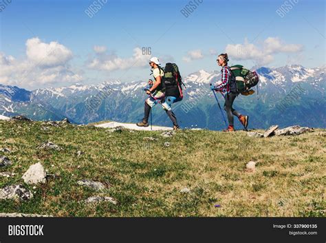 Hikers Backpacks Image And Photo Free Trial Bigstock