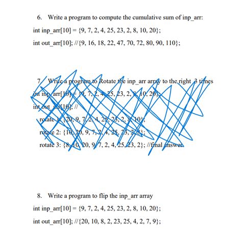 solved 6 write a program to compute the cumulative sum of