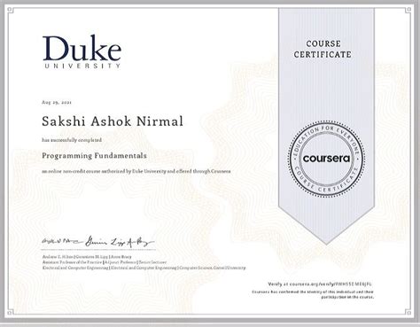 sakshi nirmal on linkedin coursera programming