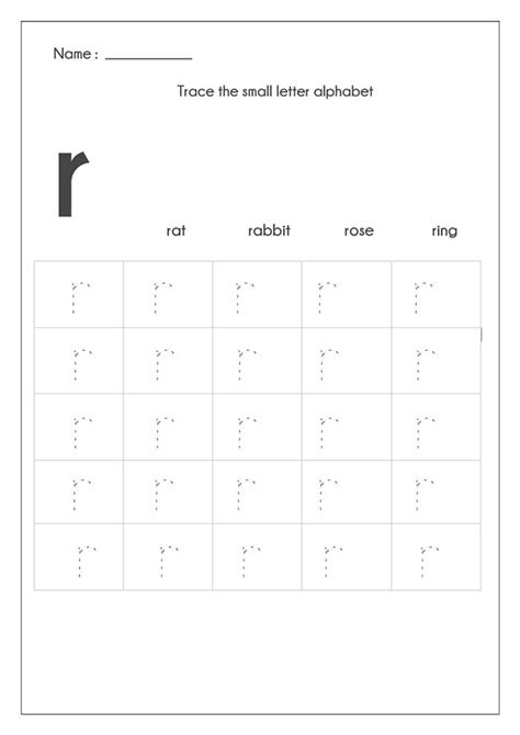 Printable Cursive R Letter Printablelib
