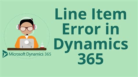 “an Error Occurred During Pricing Of A Detail Line Item” Dynamics 365