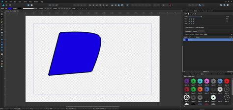 Vector How Do I Make The Control Handles Of A Node Visible In Affinity Designer Graphic