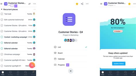 Creating Tasks And Projects On Android