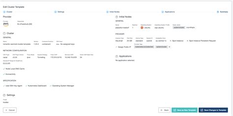 Cluster Templates Kkp Documentation