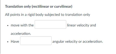 Solved Translation Only Rectilinear Or Curvilinear All