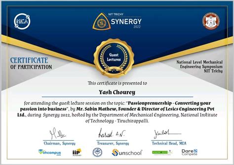 Yash Chourey On Linkedin Synergy Nitt