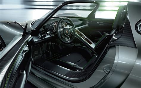 2011 Porsche 918 Spyder Interior Wallpaper Cars Wallpaper Better