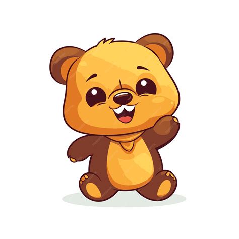 Premium Vector Chibi Bear