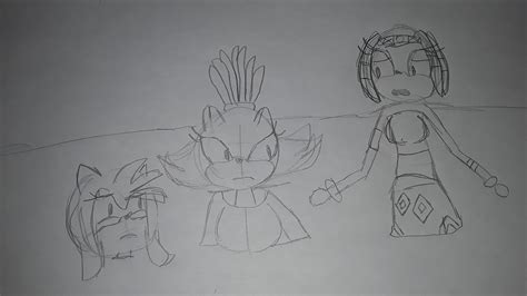Amy Blaze And Tikal By 09090p On Deviantart
