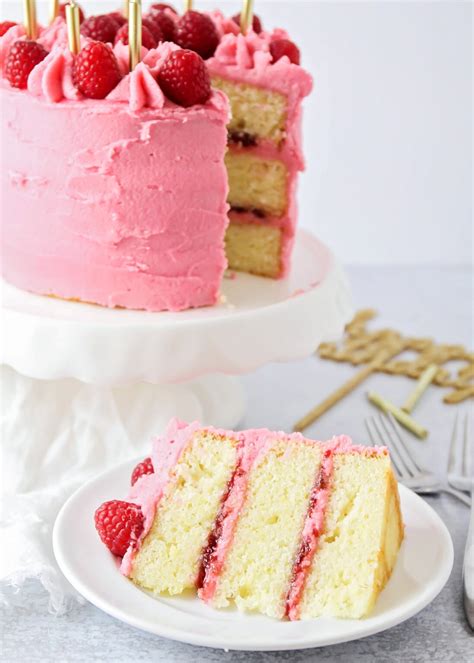 Lemon Raspberry Cake Lil Luna
