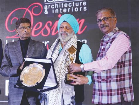 Lifetime Achievement Honour Charanjit Singh Shah Glitz Architecture And Interiors Architecture